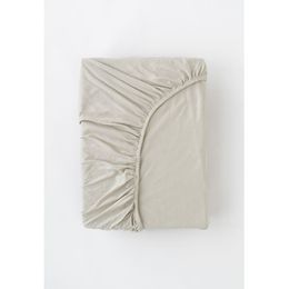 Mela Jersey Spannbetttuch Style PAMBAN in birke | Gr.: 90x200 cm