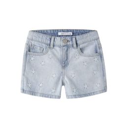 name it Jeansshorts in Light Blue Bleached Denim | Gr.: 134