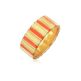 Elli Ring 925 Sterling Silber in Orange | Gr.: 56
