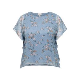 Only Carmakoma Damen Only CARMAKOMA Blusenshirt &raquo;CARSIGRID LIFE SS O-NECK TOP AOP&laquo; 52