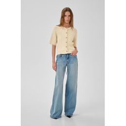 My Essential Wardrobe Strickjacke DivaMW Box fit in Brown Rice | Gr.: S