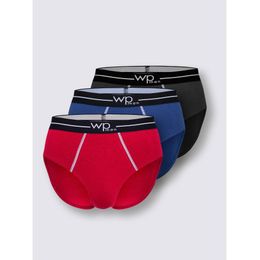 WITT WEIDEN Slip in royalblau + rot + schwarz | Gr.: 7