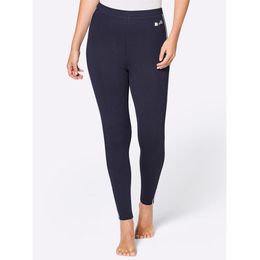 WITT WEIDEN Leggings in marine-wei&szlig; | Gr.: 44-46