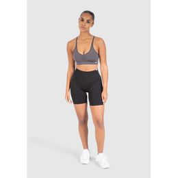 Smilodox Shorts Amaze Scrunch in Schwarz | Gr.: XS