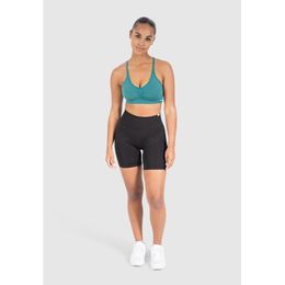 Smilodox Sport BH Batik Scrunch Icon in Dunkelgr&uuml;n | Gr.: S
