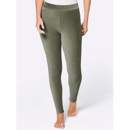 WITT WEIDEN Leggings in khaki | Gr.: 40-42