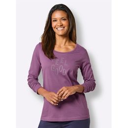 WITT WEIDEN Shirt in violett | Gr.: 36-38