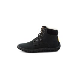 Camel Active Gef&uuml;tterter Schn&uuml;rschuh mit Gummisohle in Schwarz | Gr.: 41