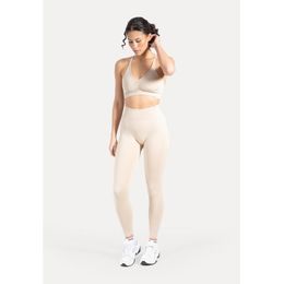 Smilodox Leggings Andrina Seamless in Taupe | Gr.: L