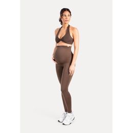Smilodox Leggings Lorraine in Dunkelbraun | Gr.: S