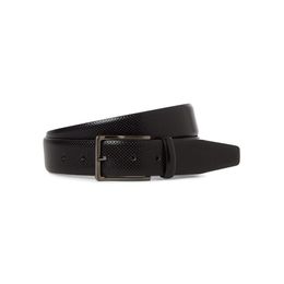 MONTI Lederg&uuml;rtel Cambridge in schwarz - 0002 | Gr.: 85 cm