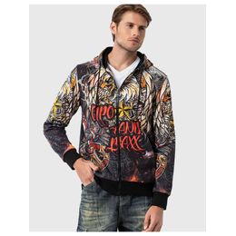 Cipo & Baxx Cipo & Baxx Sweatjacken in BLACK | Gr.: L