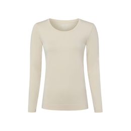 Marie Lund Langarmshirt in beige - 0044 | Gr.: M