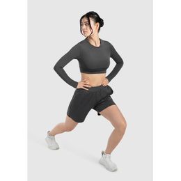 Smilodox Longsleeve Tisha in Anthrazit | Gr.: L