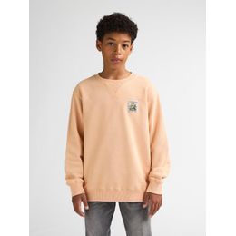 PETROL INDUSTRIES Bedrucktes Rundhals-Sweatshirt Ranchero in Orange | Gr.: 152