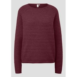 QS Strickpullover in 39W0_bordeaux | Gr.: M