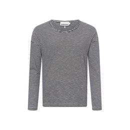 armedangels Langarmshirt in schwarz wei&szlig; | Gr.: L