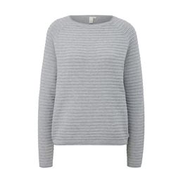 QS Strickpullover in 9400_grau meliert | Gr.: L
