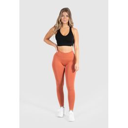 Smilodox Leggings Seamless Amaze Pro in Cognac | Gr.: S