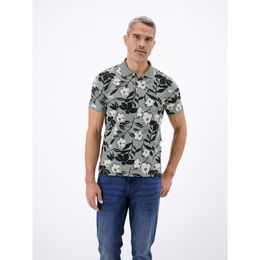Lerros Herren Lerros Poloshirt &raquo;Poloshirt mit floralem Print aus 100% Baumwolle&laquo; XL