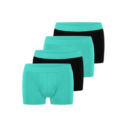 Bruno Banani Retro Short / Pant Flowing in T&uuml;rkis / schwarz | Gr.: XXL