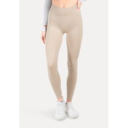 Smilodox Leggings Cetrina Scrunch in Taupe | Gr.: XS