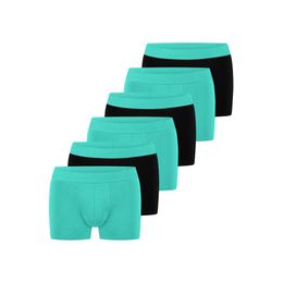 Bruno Banani Retro Short / Pant Flowing in T&uuml;rkis / schwarz | Gr.: M