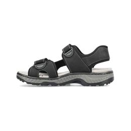 Rieker Outdoor Sandalen f&uuml;r Damen in schwarz | Gr.: 43