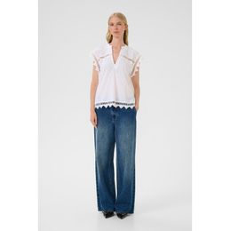 Karen Simonsen Karen By Simonsen &Auml;rmellose Bluse KBOmmi Straight fit in Bright White | Gr.: 42