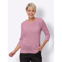 Sieh an! Rundhals-Pullover in ros&eacute; | Gr.: 56