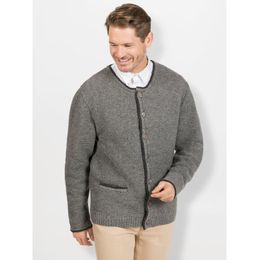 WITT WEIDEN Strickjacke in grau-meliert | Gr.: 50