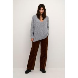 Culture Strickpullover CUbrava Oversize fit in Light Grey Melange | Gr.: S/M