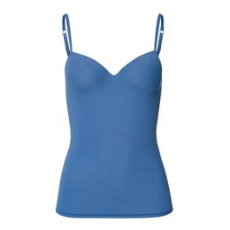 Hanro Schalen-BH-Hemd Allure in washed blue | Gr.: 70A