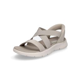 Skechers Sandale Go Walk Flex Glimmer Up in Taupe | Gr.: 36