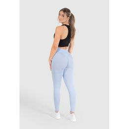Smilodox Leggings Slayton Scrunch in Hellblau | Gr.: L