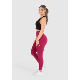 Smilodox Leggings Slayton Scrunch in Rot | Gr.: XS