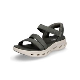 Skechers Sandale Go Walk Glide-Step 2.0 Ella in Oliv | Gr.: 37
