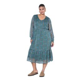 Studio Untold Kleid in mattgr&uuml;n | Gr.: 46-48