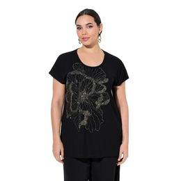 Ulla Popken Shirt in schwarz | Gr.: 42-44