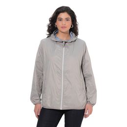 Ulla Popken Jacke in graubraun | Gr.: 54-56