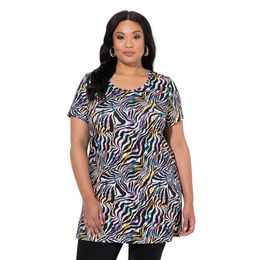 Ulla Popken Longshirt in schwarz | Gr.: 46-48