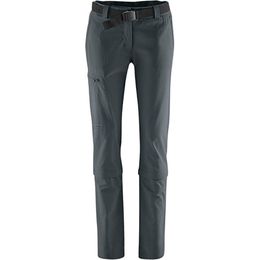 Maier Sports Zip-Hose Arolla in Dunkelgrau | Gr.: 48