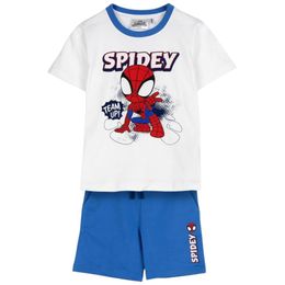 Cerda 2tlg.Outfit T-Shirt & Shorts Spidey in Wei&szlig; | Gr.: 116