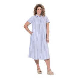 Ulla Popken Midikleid in denimblau | Gr.: 42-44