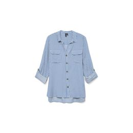 V&eacute;ro Moda Vero Moda Langarmbluse in Azure Blue | Gr.: M