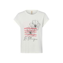 soyaconcept T-Shirt SC-Rina in wei&szlig; rosa | Gr.: xs