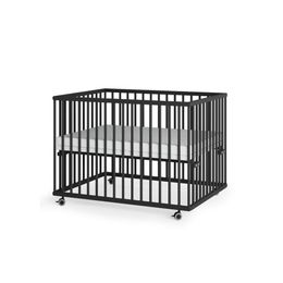S&auml;mann Laufgitter Matratze SleepPlus, Lattenrost Sprossen Black Edition Premium | Gr.: 120x120 cm