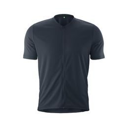 Gonso Herren Radtrikot &raquo;SITIVO Jersey Green M&laquo; Herren Fahrradtrikot kurzarm, Half-Zip Trikot mit R&uuml;ckentasche 5XL