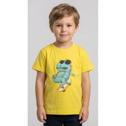 Blue Seven Jungen T-Shirt mit kleiner Rei&szlig;verschlusstasche mit tollem Effekt 116