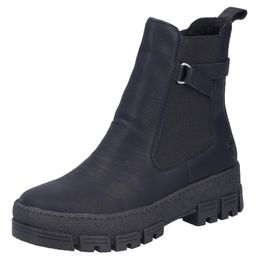 Rieker Damen Winterstiefelette Chelseaboots, Plateauboots, Klassik-Stiefelette mit Warmfutter 36
